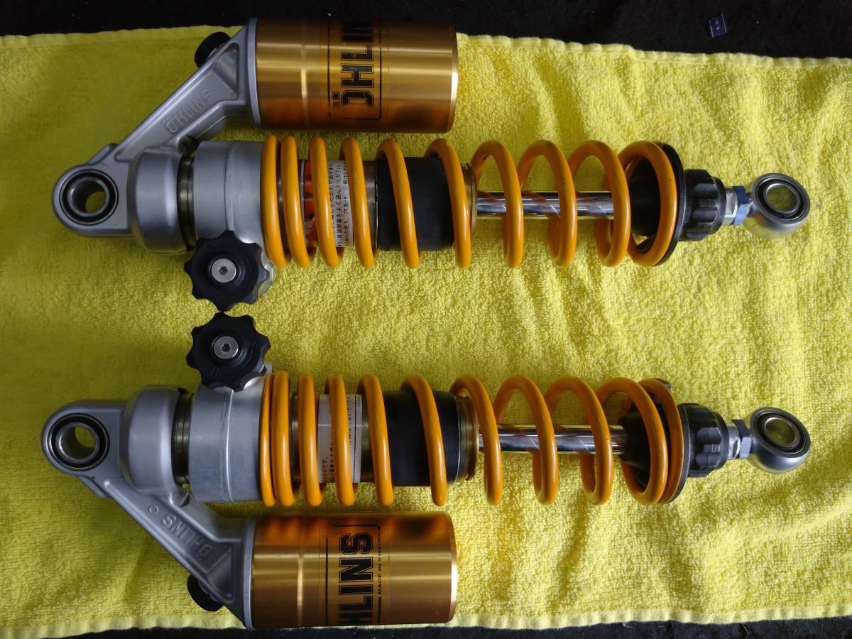 【やや傷や汚れあり】Vー MAX についてました。社外 OHLINS オーリンズ リアショック 打刻ya5220の落札情報詳細 - Yahoo!オークション落札価格検索 オークフリー