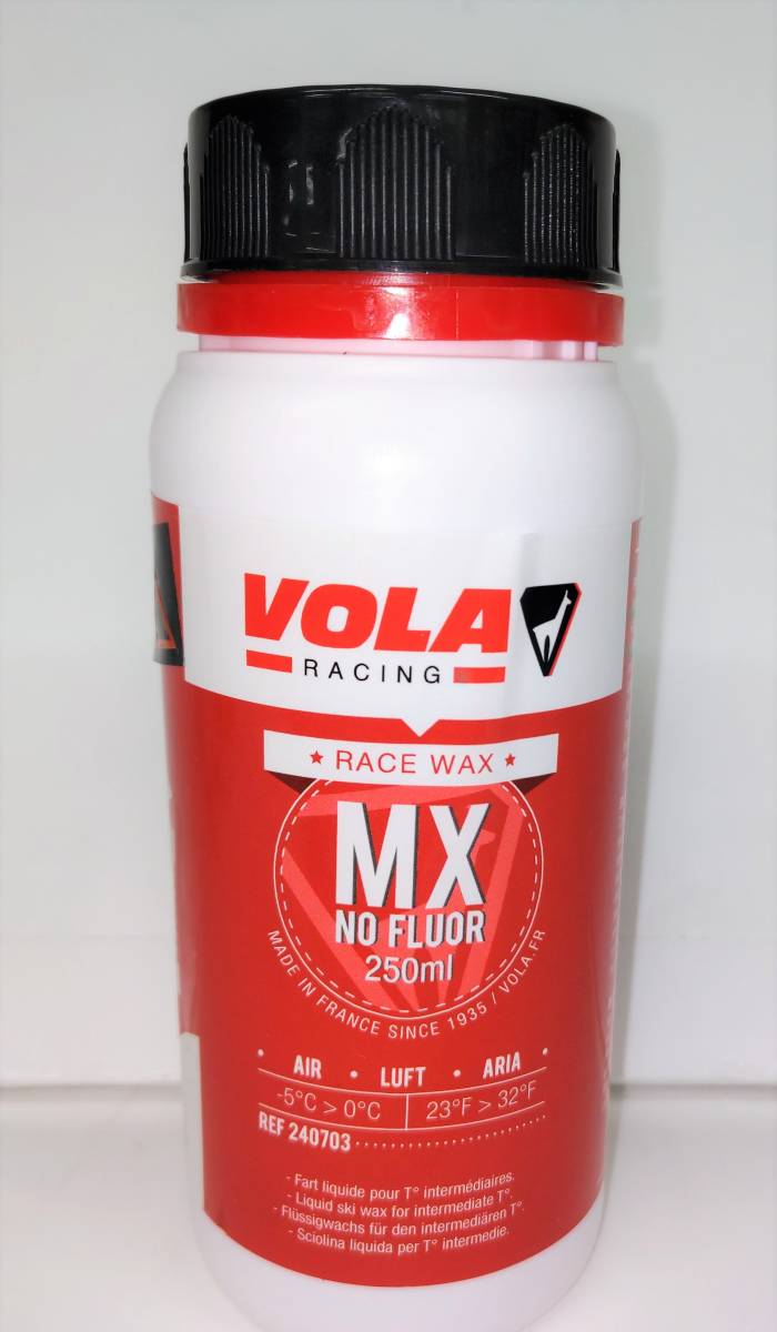 【未使用】VOLA MX RED 250ml 気温：-5℃～0℃ ノーフッ素リキッドワックス 緊急追加分がやっと入荷しましたの落札情報詳細 - ヤフオク落札価格検索 オークフリー