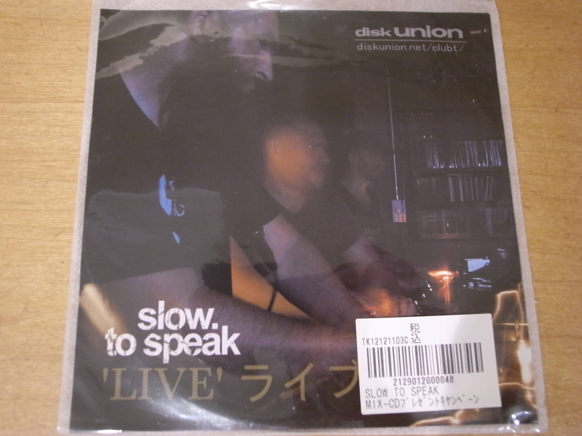 【目立った傷や汚れなし】 中古CD SLOW. TO SPEAK (PAUL NICKERSON & FRANCIS ENGLEHARDT) / 'LIVE' ライブ/.2012 ...