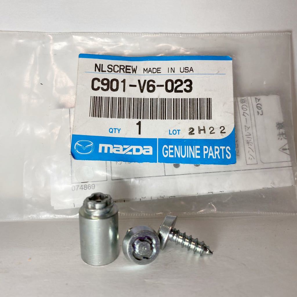 【やや傷や汚れあり】マツダ純正 USA ナビゲーションロック ロックボルト 盗難防止 ビス2本セット C901-V6-023の落札情報詳細 ...