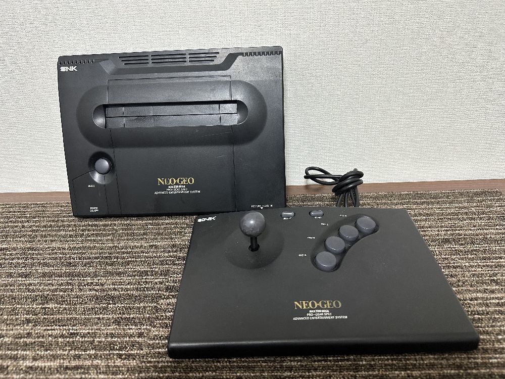 【やや傷や汚れあり】61 〇 期型 NEO GEO MAX330 本体 NEO-0 コントローラー セット ネオジオ SNK レトロ ゲーム ...