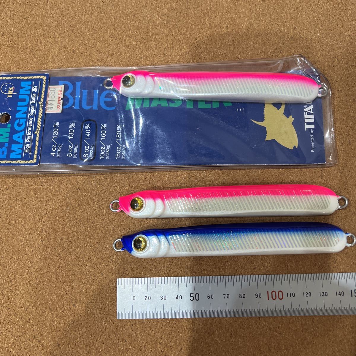 【やや傷や汚れあり】S-94 ティファ BMマグナム 8oz 約224g 3本セット ジギング オフショア 青物 その他大量出品中！！の落札情報詳細 - Yahoo!オークション落札価格検索 ...