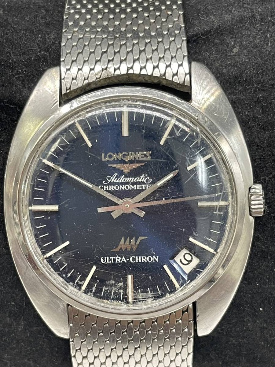 【傷や汚れあり】LONGINES AUTOMATIC クロノメーター ULTRA-CHRON メンズ腕時計 の落札情報詳細 - ヤフオク落札価格検索 オークフリー