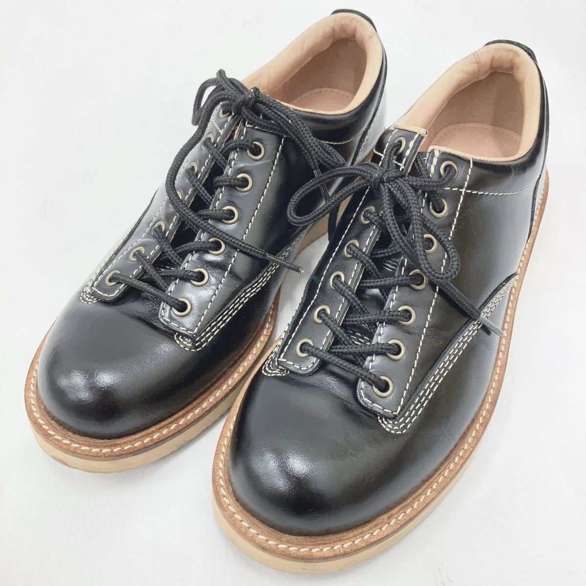 【やや傷や汚れあり】美品 hiromichi nakano ヒロミチナカノ 本革 レザーシューズ カジュアルシューズ ブラック メンズ 25.0cmの落札情報詳細 - ヤフオク落札価格検索 ...