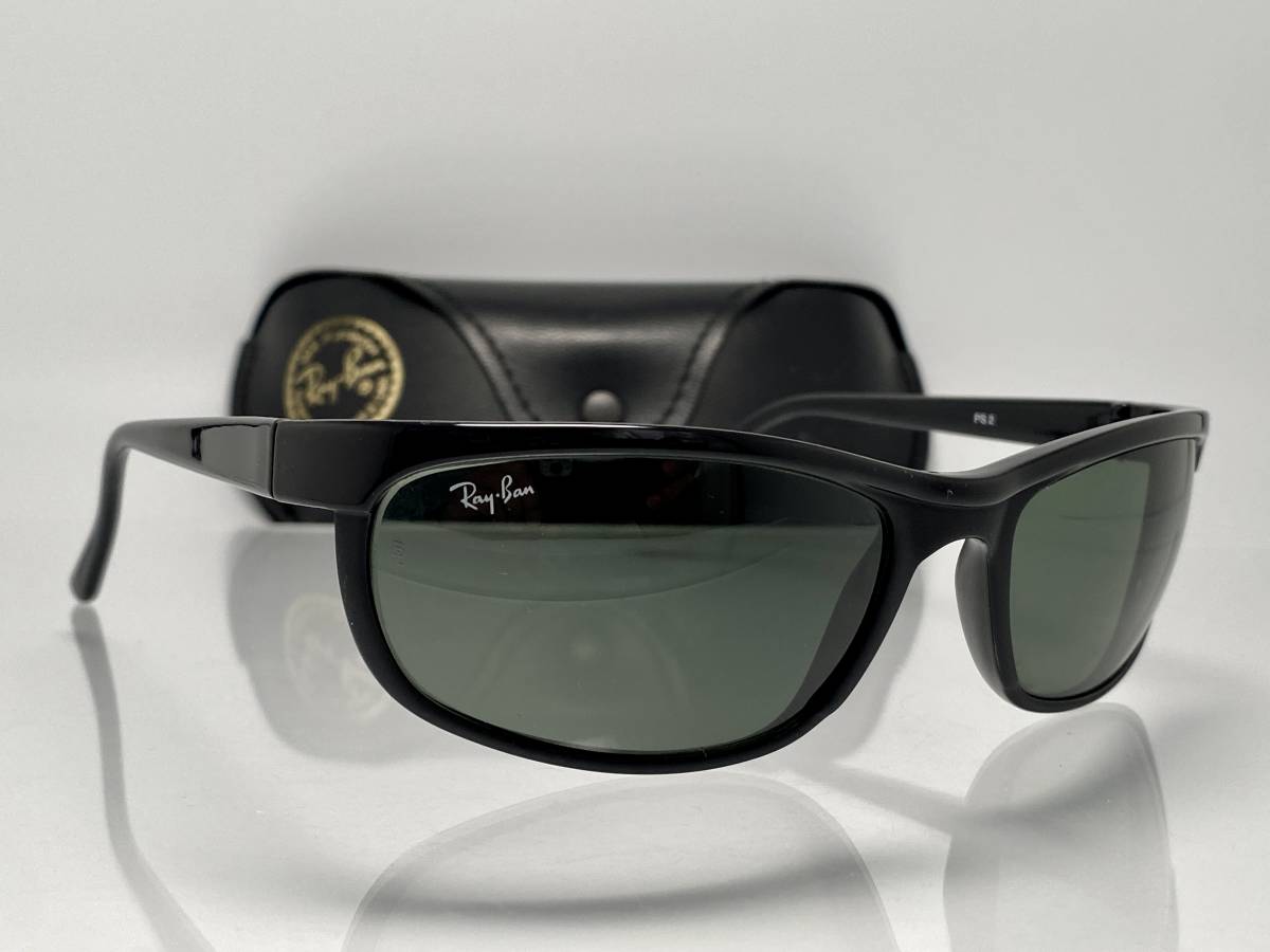 【目立った傷や汚れなし】ケース付★B&L RAY-BANボシュロムレイバン PS2プレデター Black/G-15 ブラック黒 MIBメンイン ...