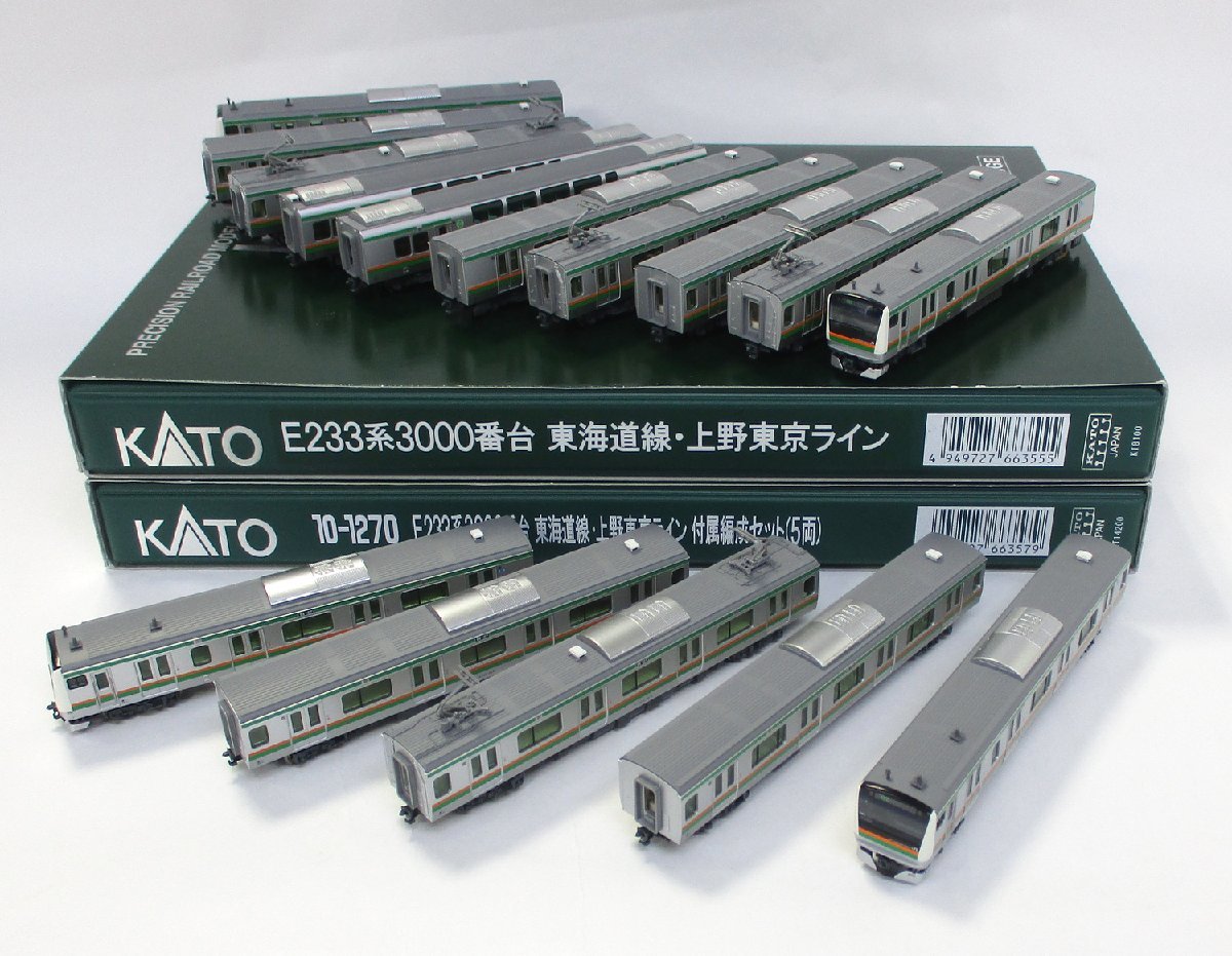 【やや傷や汚れあり】KATO 10-1267+1268+1269+1270 E233系3000番台 東海道線・上野東京ライン 15両セット【ジャンク】pxn060516の落札情報詳細 ...