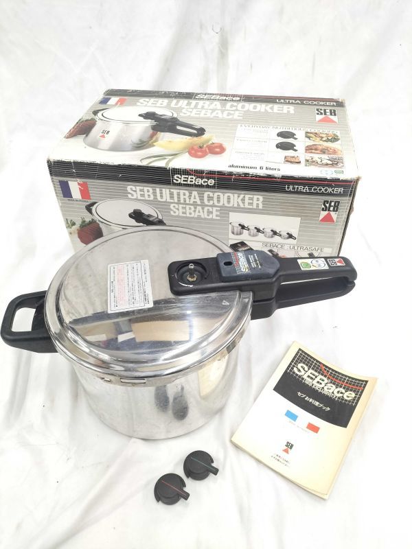 【傷や汚れあり】★中古品・現状品★ SEB セブジャパン セブ ULTRA COOKER ウルトラクッカー セブエース 圧力鍋 アルミニウム ...