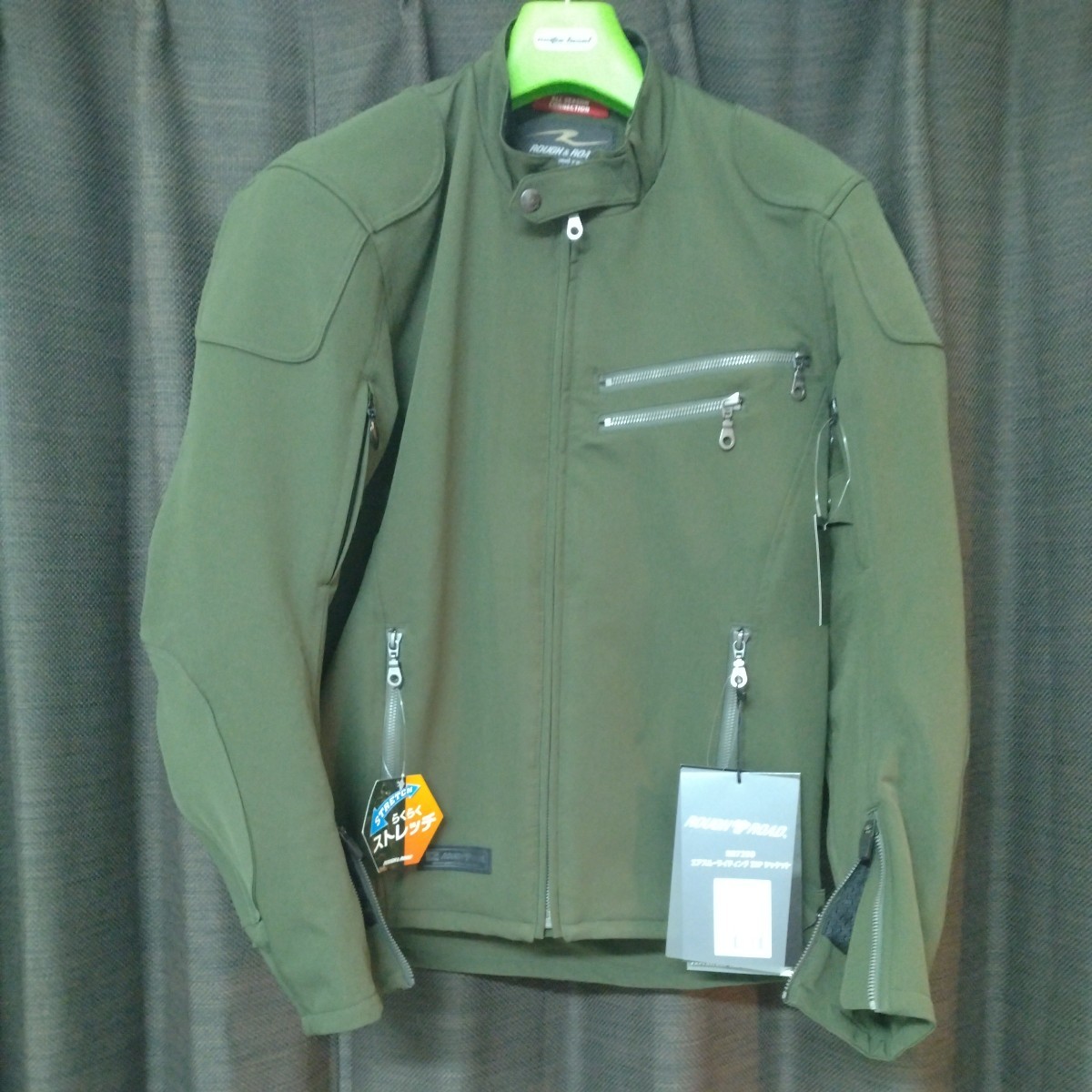 【未使用】ROUGH&ROAD RR7250 エアスルーソフトシェル ストレッチライディングZIPジャケット ￥25，080(税込) オリーブ Lサイズの落札情報詳細 - ヤフオク落札価格検索 ...