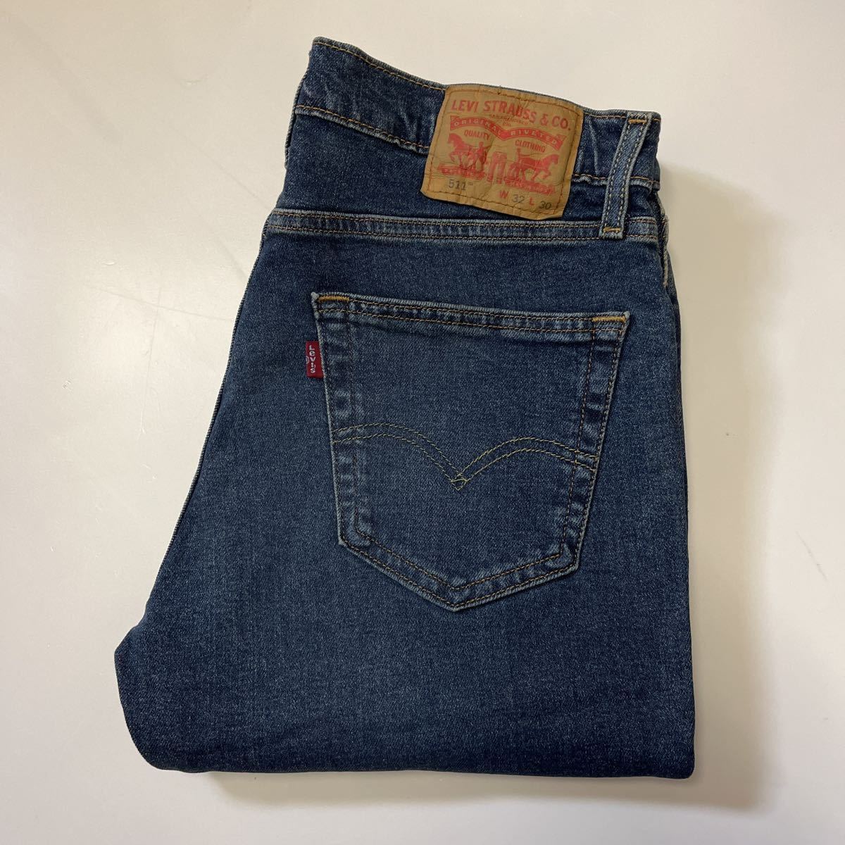 【目立った傷や汚れなし】Levi’s リーバイス 511 スリムストレート ストレッチジーンズ デニムパンツ 04511-5026 W32 ...