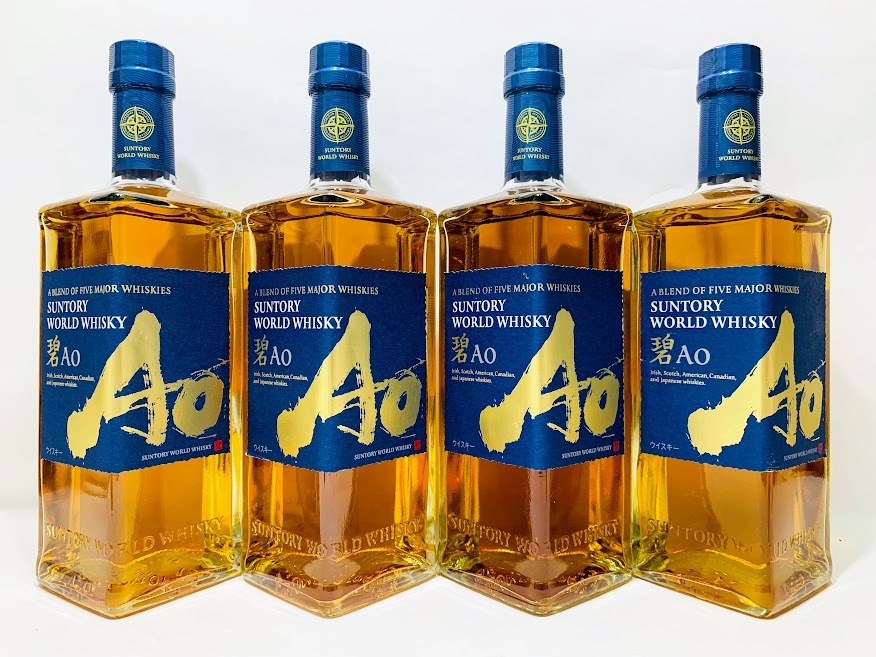 【目立った傷や汚れなし】サントリー ワールドウイスキー 碧 Ao 700ml 43% 国産 ジャパニーズウイスキー 4本セット 未開栓 SUNTORY WORLD WHISKYの落札情報詳細 ...