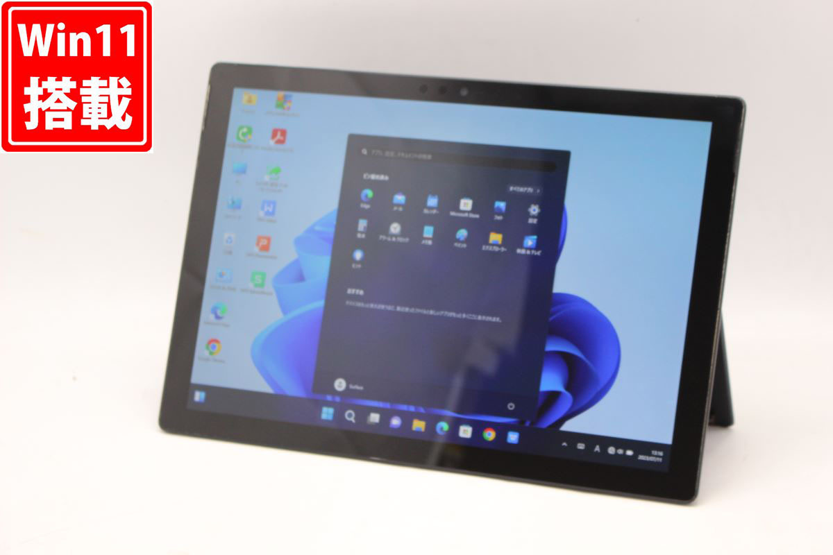 【傷や汚れあり】中古 2K対応 12.3型 タブレット Microsoft Surface Pro6 Model.1796 希少な黒 顔認証 ...