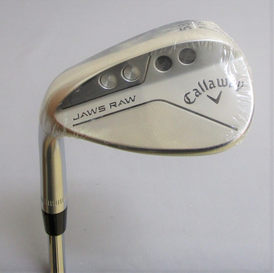 【未使用】Callaway JAWS RAW ウェッジ クロム 左 58-10 S DGスピナー キャロウェイ ジョーズ ロウ ノーメッキ ...