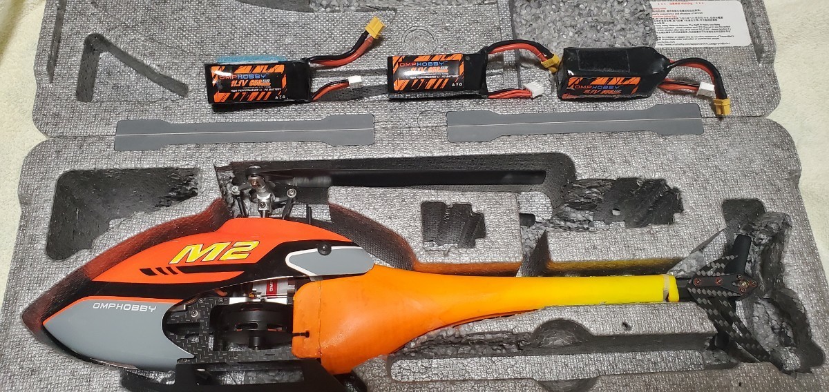 【やや傷や汚れあり】OMPHOBBY-M2-V2ラジコンヘリコプターの落札情報詳細 - Yahoo!オークション落札価格検索 オークフリー