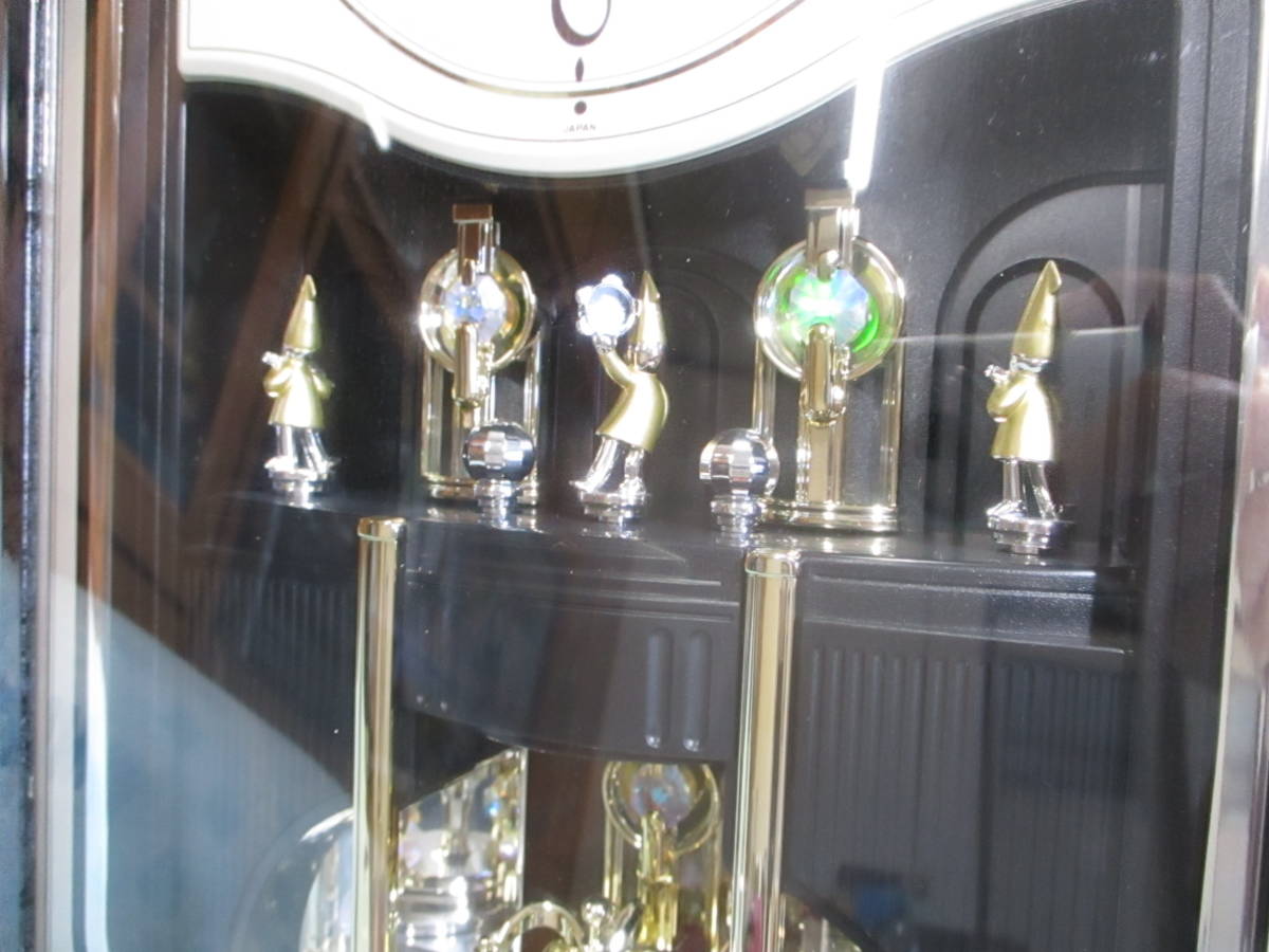 【目立った傷や汚れなし】まぁまぁ綺麗★完動品 高級 SEIKO セイコー からくり時計 フェアリーコンサート リズム時計 壁掛け RE539K ...