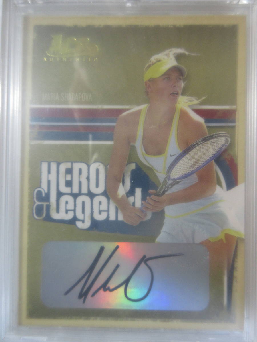【目立った傷や汚れなし】2006 Ace Authentic Autograph Maria Sharapova 01/25 マリア ...