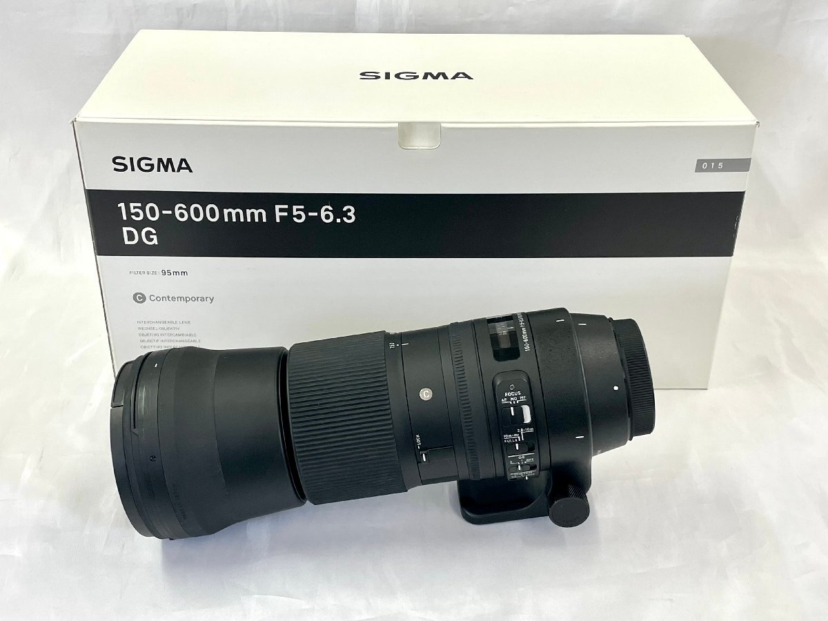 【目立った傷や汚れなし】1円スタート☆【SIGMA】シグマ キャノン用 ZOOM LENS 150-600mm F5-6.3 デジタル一眼レフ ...