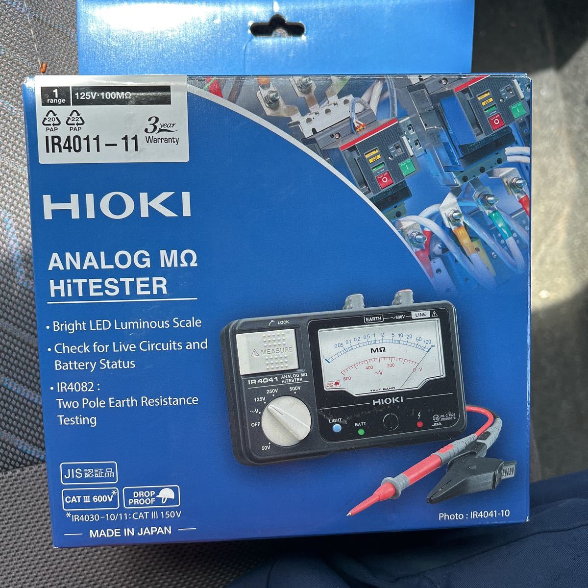 【未使用】未使用 日置 IR4011-11 HIOKIの落札情報詳細 - ヤフオク落札価格検索 オークフリー