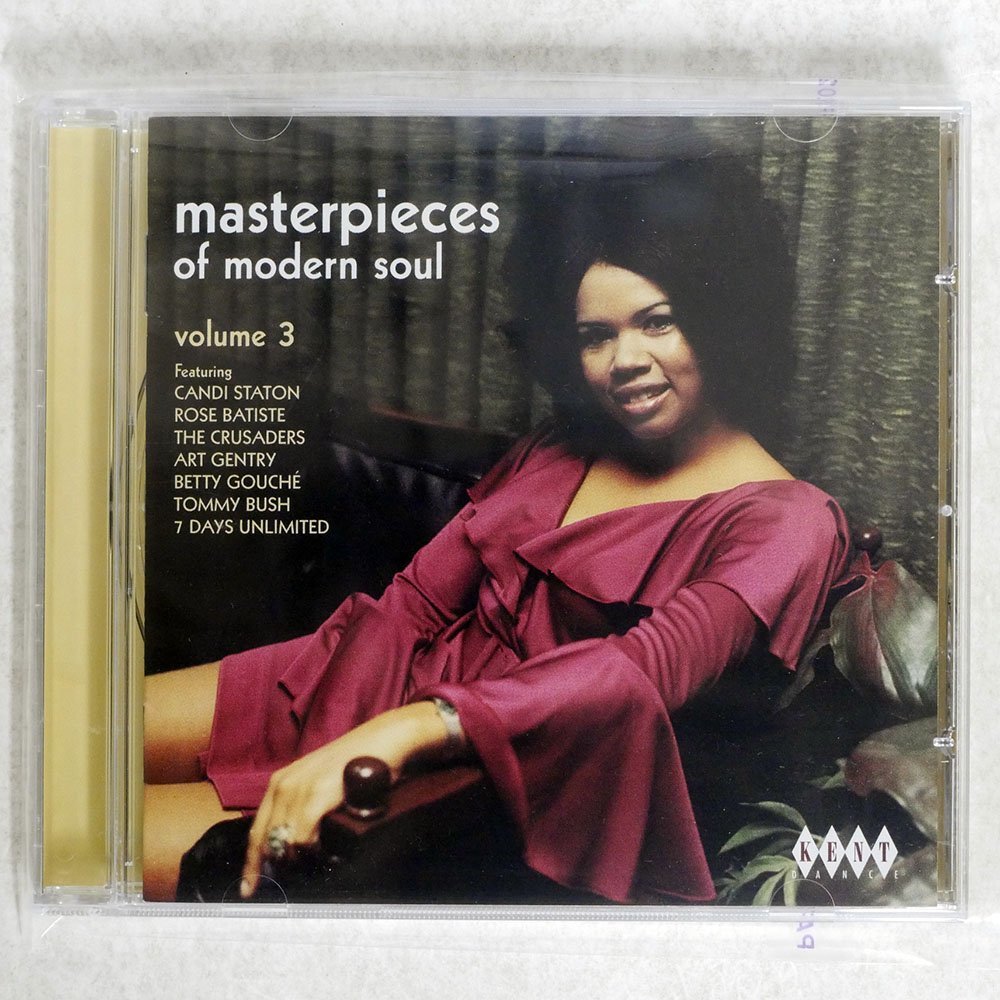 【目立った傷や汚れなし】VA/MASTERPIECES OF MODERN SOUL VOLUME 3/KENT RECORDS UK ...