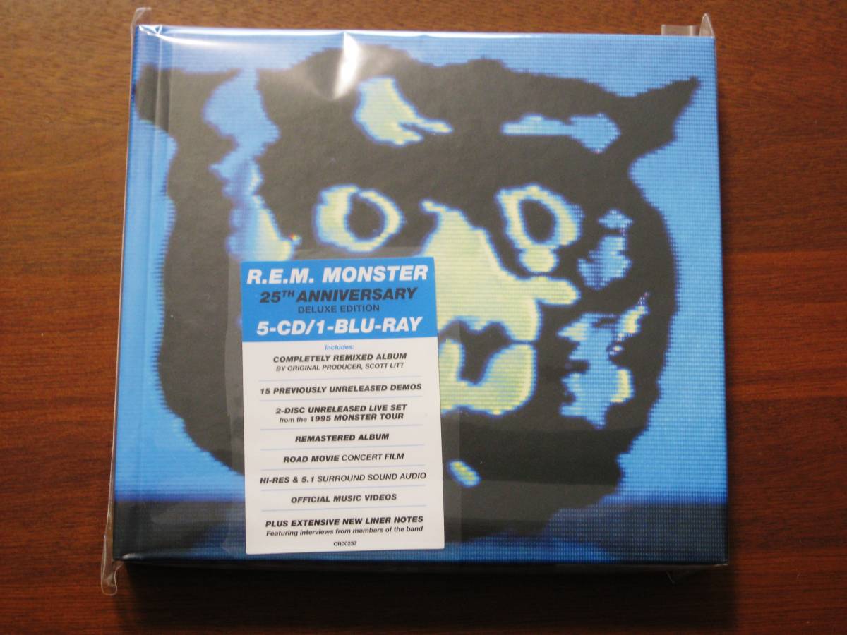 【未使用に近い】R.E.M. アール・イー・エム/ MONSTER (25周年記念) 2019年発売 Remix 5CD + Blu-ray ...