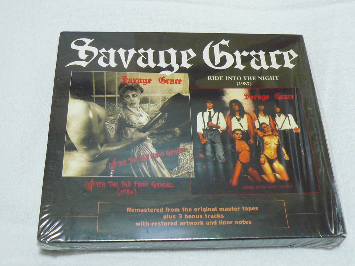 【やや傷や汚れあり】 SAVAGE GRACE「After The Fall Of The Grace/Ride Into The Night ...