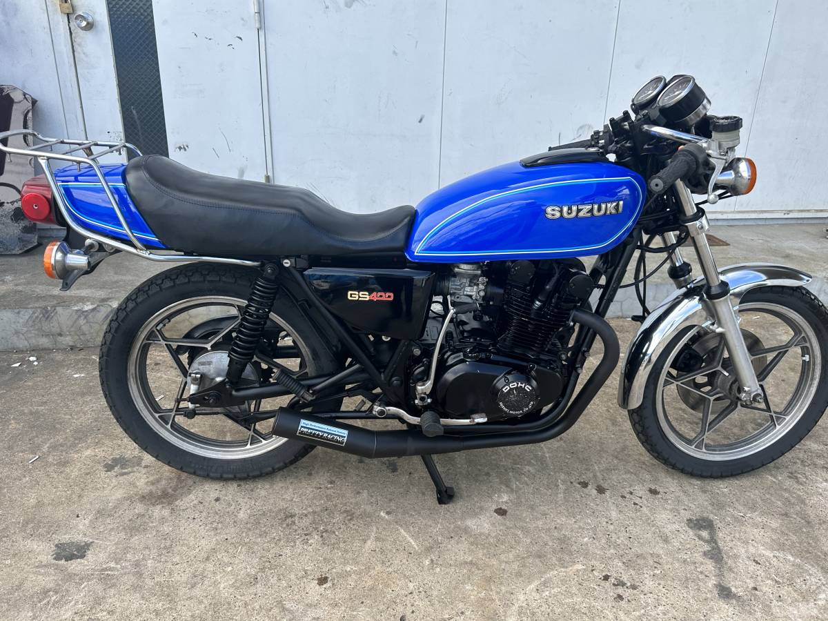 【やや傷や汚れあり】スズキGS400 、旧車絶版車 逆輸入車 ,実動車 動画あり, CB400N、CB400F、CBX400F2、カワサキ ...