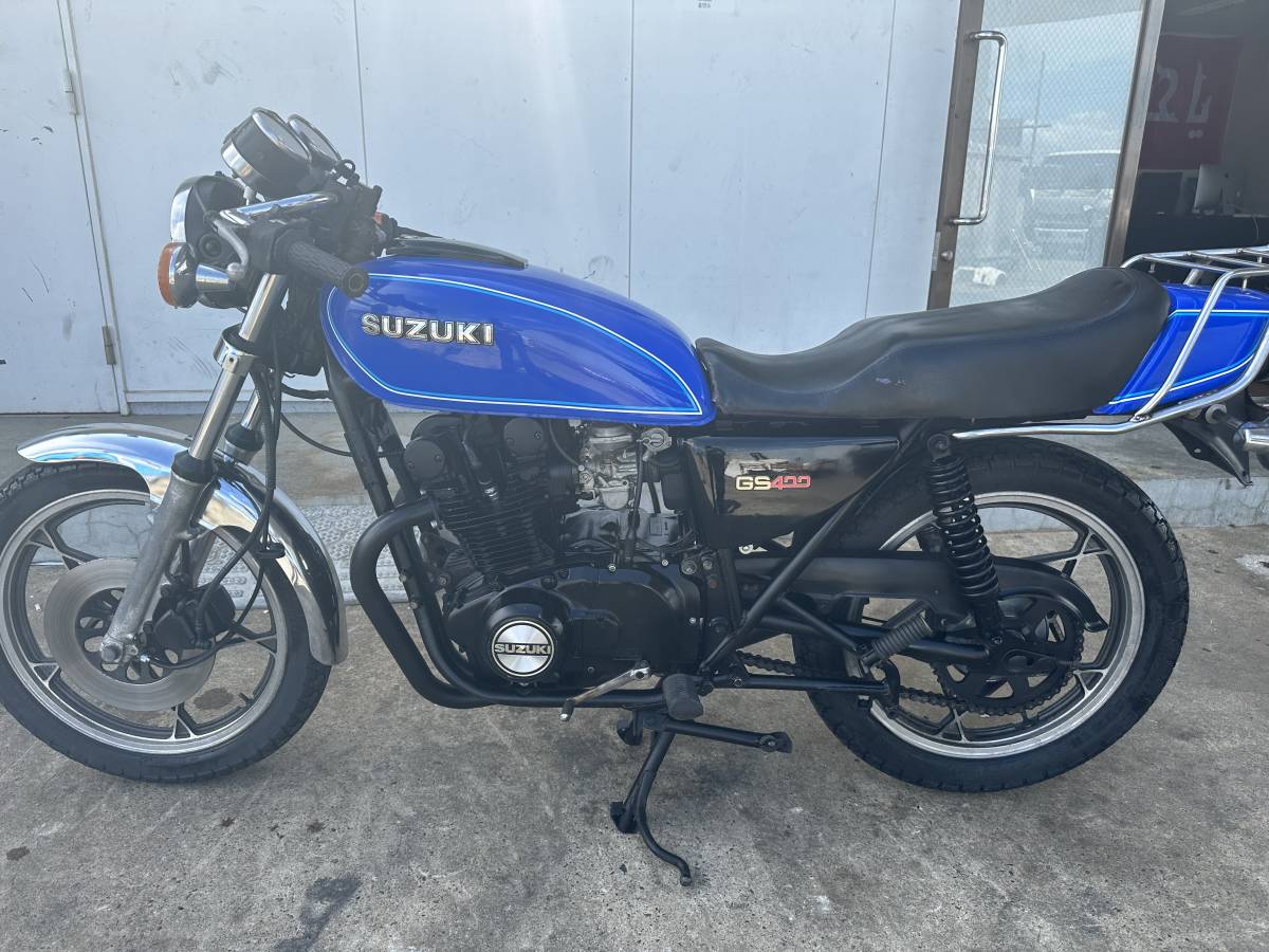 【やや傷や汚れあり】スズキGS400 、旧車絶版車 逆輸入車 ,実動車 動画あり, CB400N、CB400F、CBX400F2、カワサキ ...
