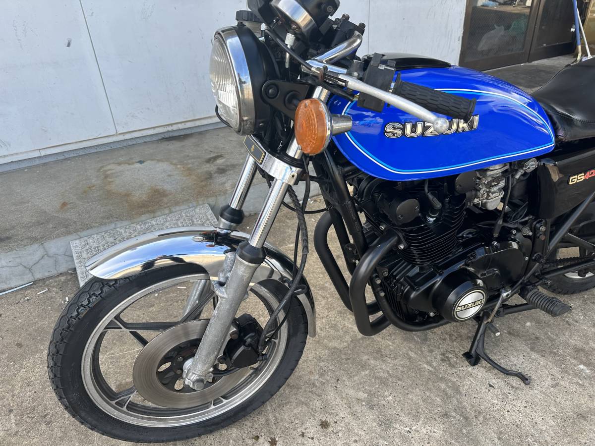 【やや傷や汚れあり】スズキGS400 、旧車絶版車 逆輸入車 ,実動車 動画あり, CB400N、CB400F、CBX400F2、カワサキ ...