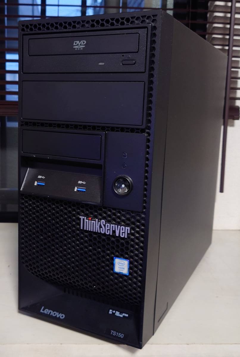 【傷や汚れあり】★Lenovo Think Server TS150 MT-M 70LU-A019JN Xeon E3-1225v6 3 ...
