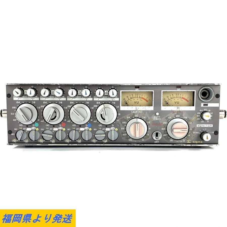 【中古】 SIGMA SS-403 シグマ ENG向け3chポータブルミキサー 専用ミキサーケース付き！ ジャンク の落札情報詳細 ...