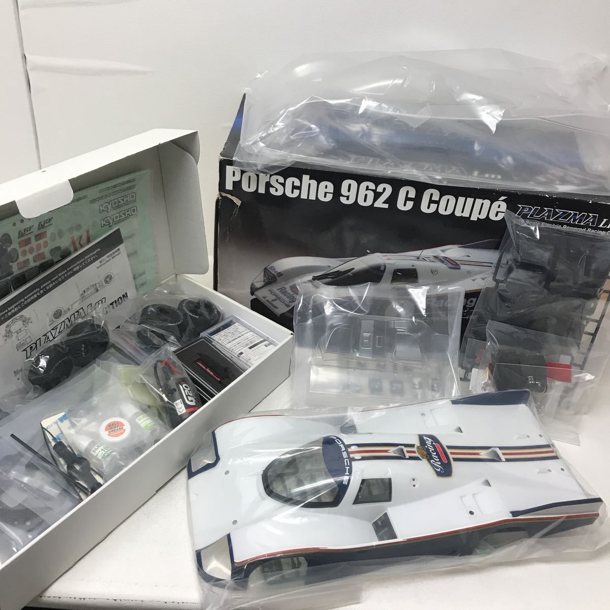 【未使用】0928Q 未使用★京商 KYOSHO ポルシェ 962C クーペ PORSCHE Coupe ボディ BODY SHELL 1: ...