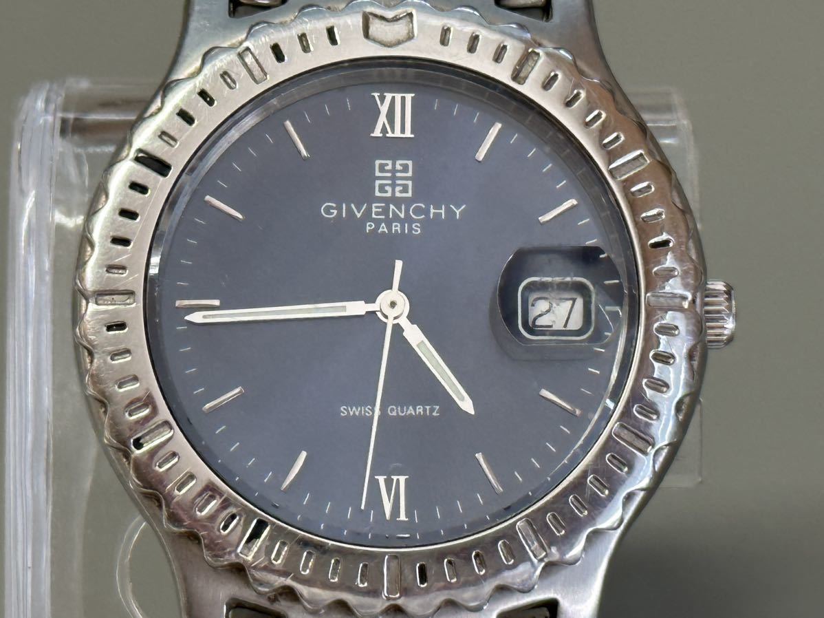 L066-I4-2740 GIVENCHY ジバンシー REG 1298 384 メンズ QUARTZ クオーツ 不動 腕時計 現状品⑥の落札情報詳細 - ヤフオク落札価格検索 オークフリー