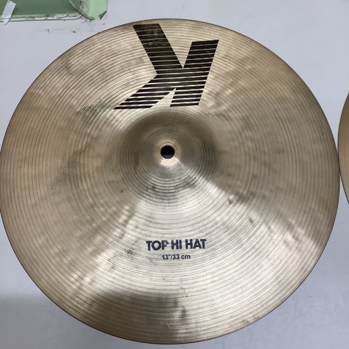 【傷や汚れあり】⑥ k.Zildjian TOP HI HAT BOTOM HI HAT 13/33cm トップハイハット ボトムハイハットの ...