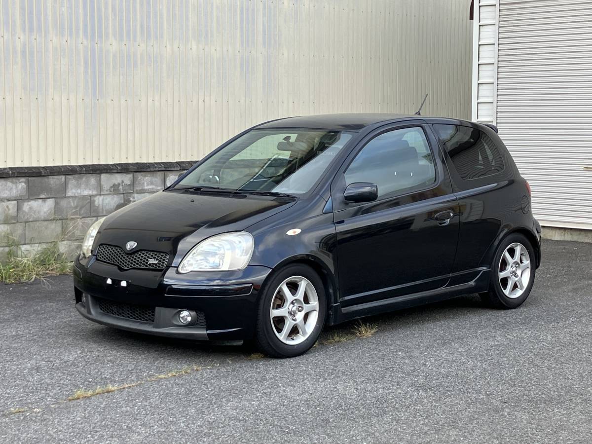 【走行距離 162,500 km】希少 3ドア ターボ NCP13 ヴィッツ RS TRDターボ ヘリカルLSD ロールバー 車高調 レカロ ...