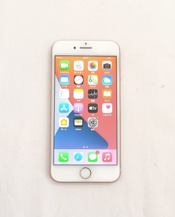 【やや傷や汚れあり】Apple iPhone8 64GB ゴールド SIMフリーの落札情報詳細 - ヤフオク落札価格検索 オークフリー