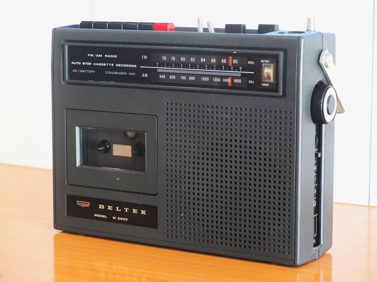 【中古】録再OK★BELTEK C1600★録音対応8トラテープデッキ★ベルテック日本製・木目調70年代・メーター付の落札情報詳細 ...
