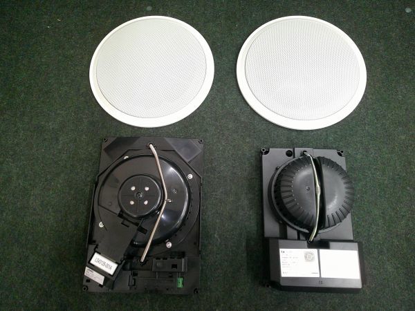 【傷や汚れあり】中古 TOA 天井埋込型スピーカー CM-1830A + JVC 天井スピーカー SB-X167 + JVC スピーカーパネル SB-B655 2個の落札情報詳細 ...