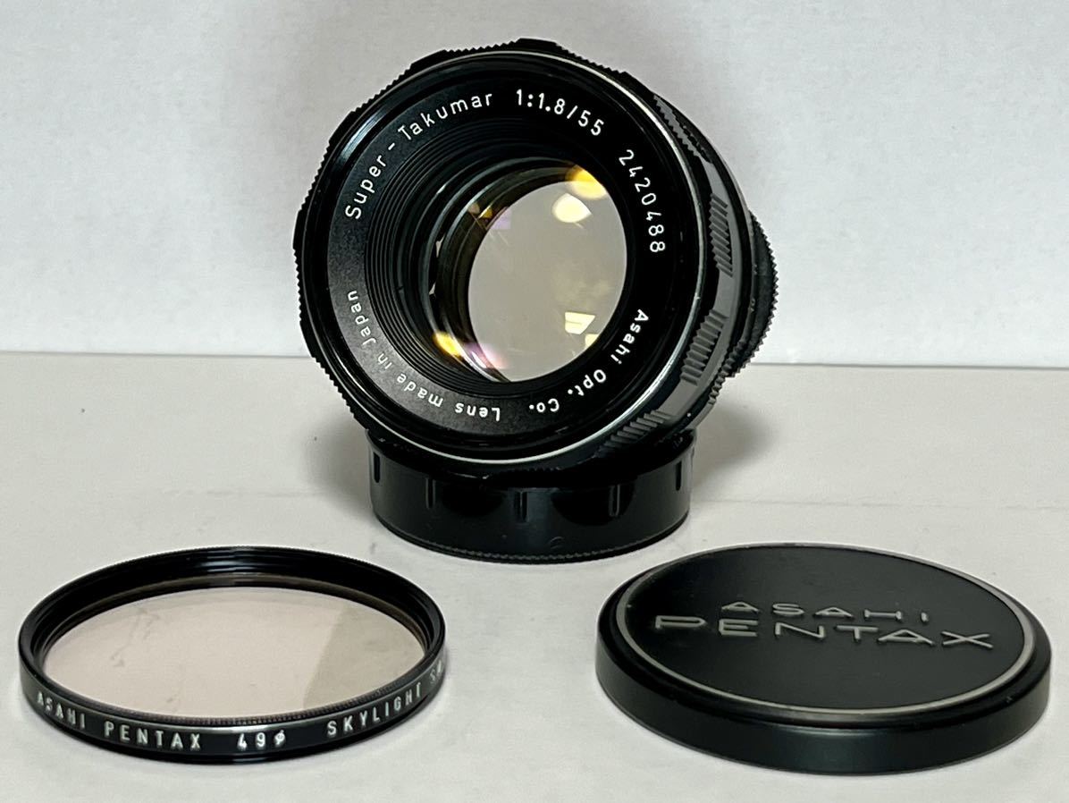 【傷や汚れあり】Super Takumar 55mm F1.8 M42マウント ASAHI 中古 PENTAX ペンタックスの落札情報詳細 - ヤフオク落札価格検索 オークフリー