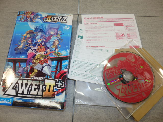 【やや傷や汚れあり】美少女 PC ソフト WindowsXP/Vista/7/8 DVDソフト 日本ファルコム ZWEI II Plus (ツヴァイ2プラス) Windows8対応版 G5 ...