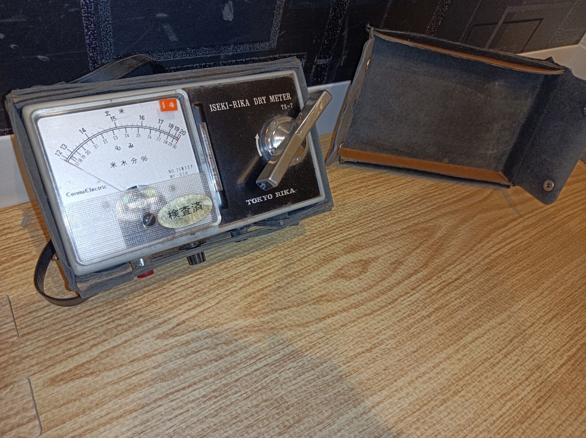 【やや傷や汚れあり】nn0202 072 TOKYO RIKA 東京理科工業 ISEKI-RIKA DRY METER TS-7 水分計 水分 ...
