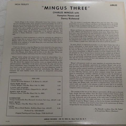 【目立った傷や汚れなし】Charles Mingus With Hampton Hawes & Danny Richmond チャールズ ...