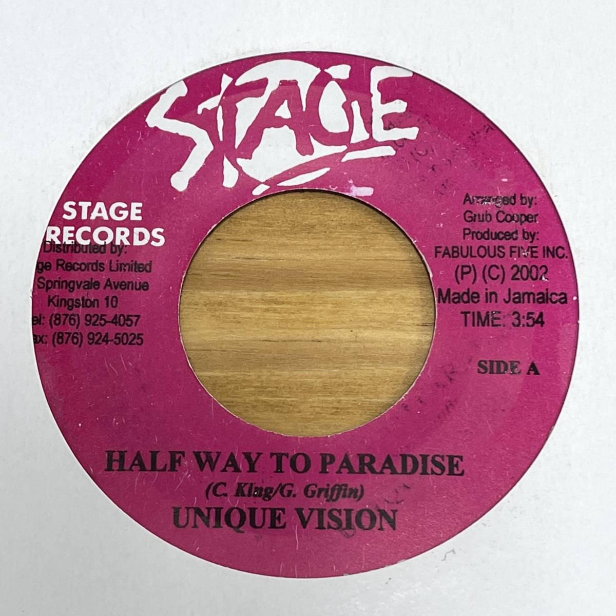 【目立った傷や汚れなし】Unique Vision「HALF WAY TO PARADISE」'88年ビッグヒット名曲カバー ...