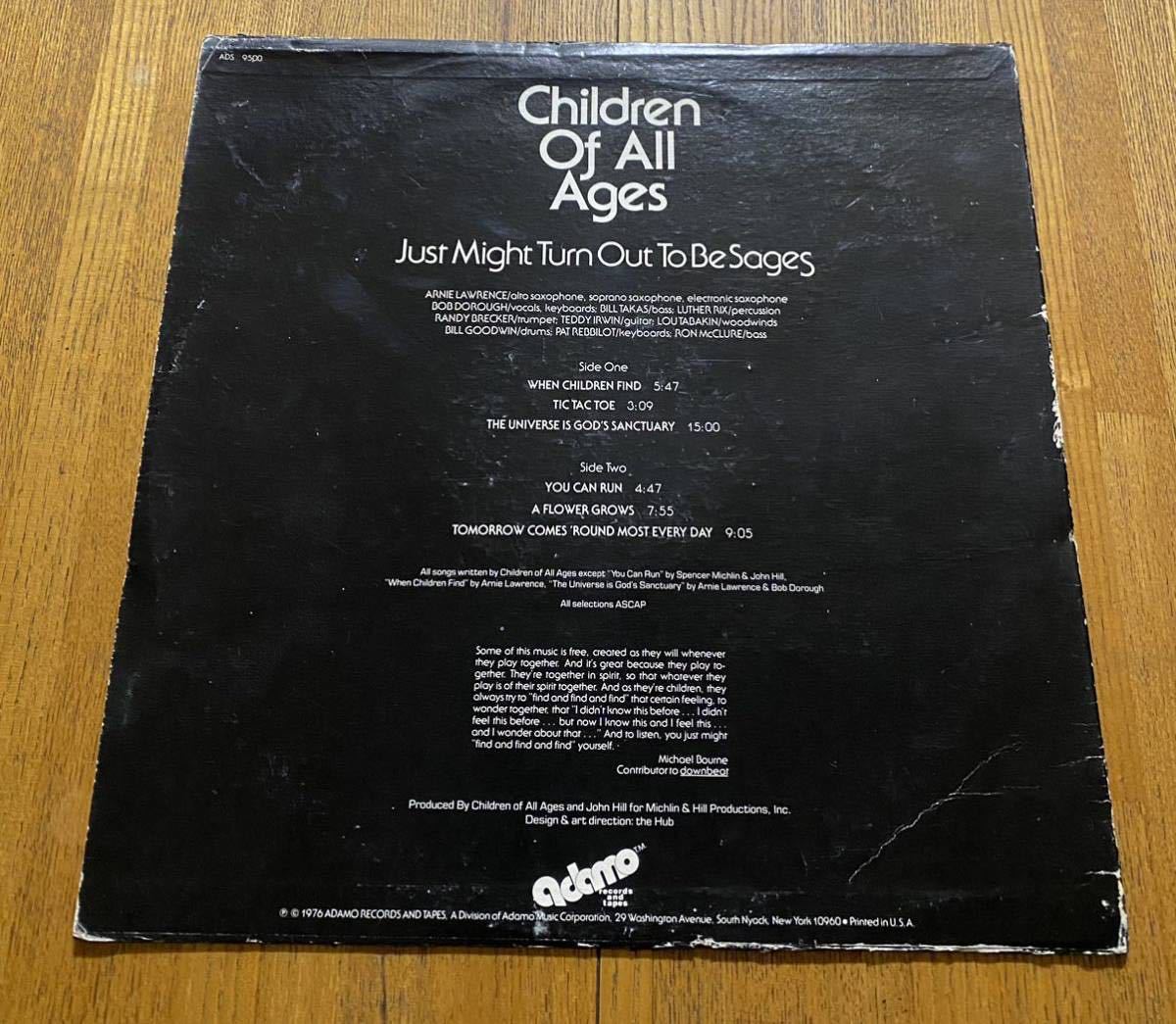 【目立った傷や汚れなし】スピリチュアルな雰囲気のマイナー好盤/‘76米Adamo/ Children Of All Ages [Just ...