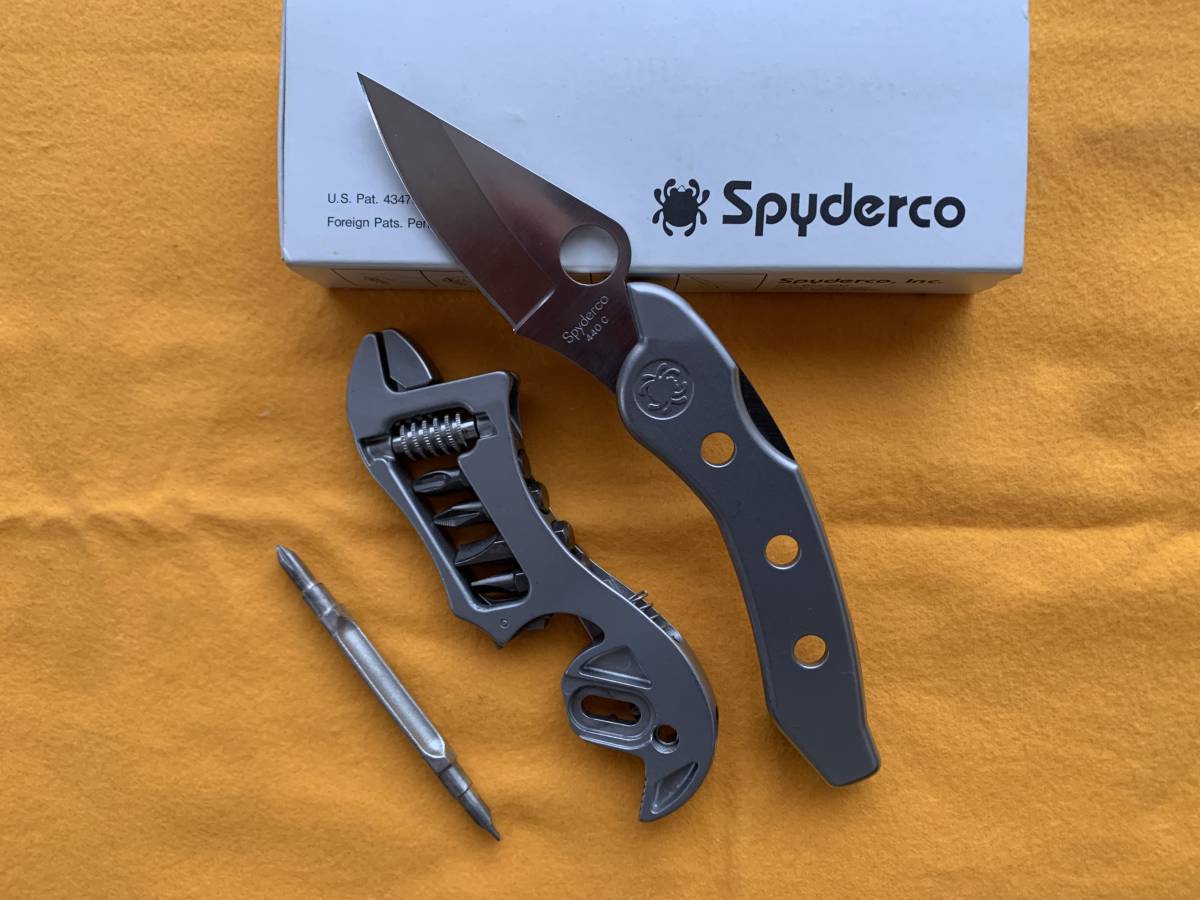 【目立った傷や汚れなし】SPYDERCO スパイダルコ ナイフ・スパイダーレンチ（未使用） の落札情報詳細 - ヤフオク落札価格検索 オークフリー
