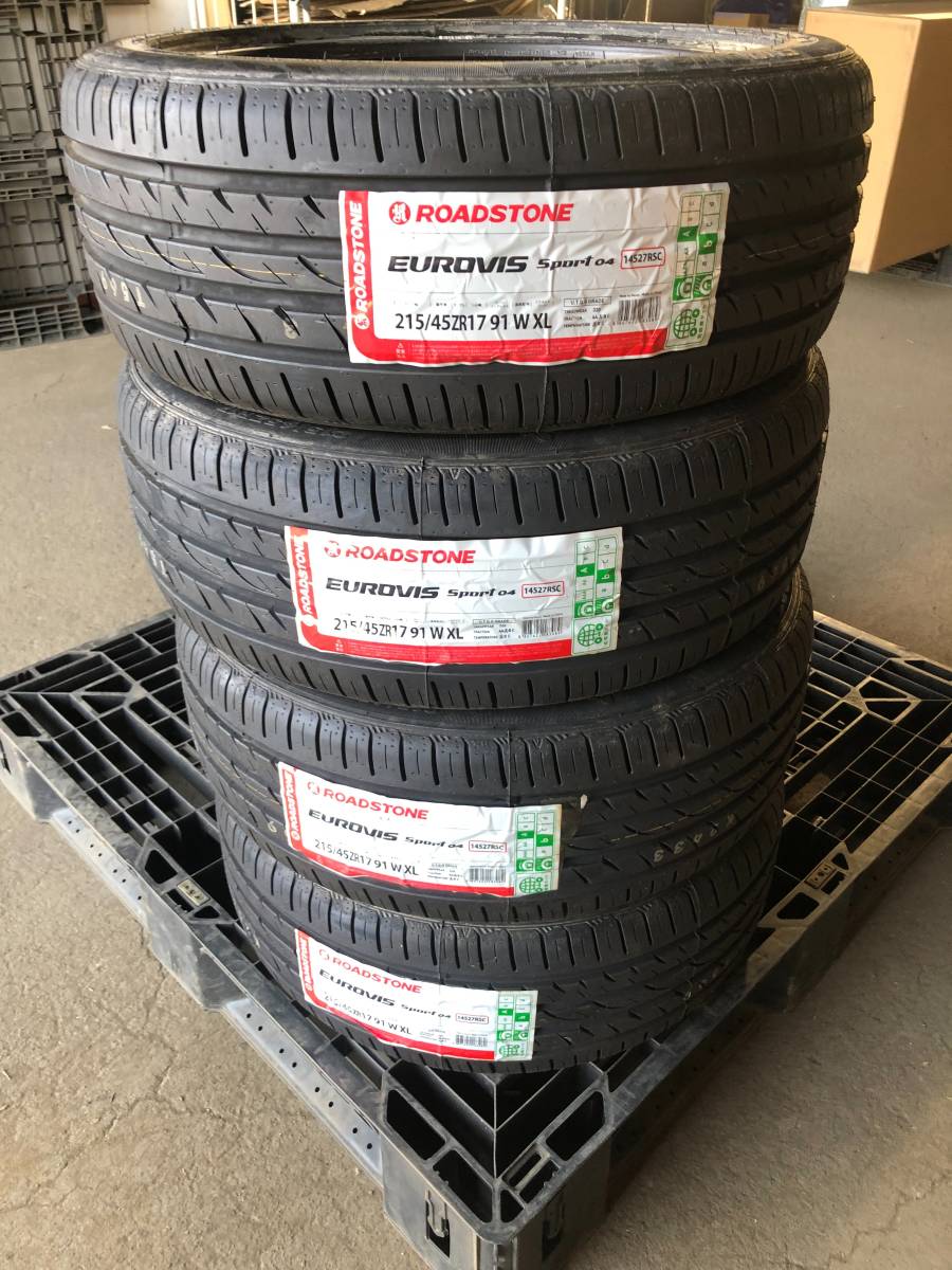 【未使用】★022 新品未使用 ROADSTONE EUROVIS SPORT 04 215/45R17 91W XL 2023年製造 4本セット 倉庫保管品の落札情報詳細 - ヤフオク落札 ...