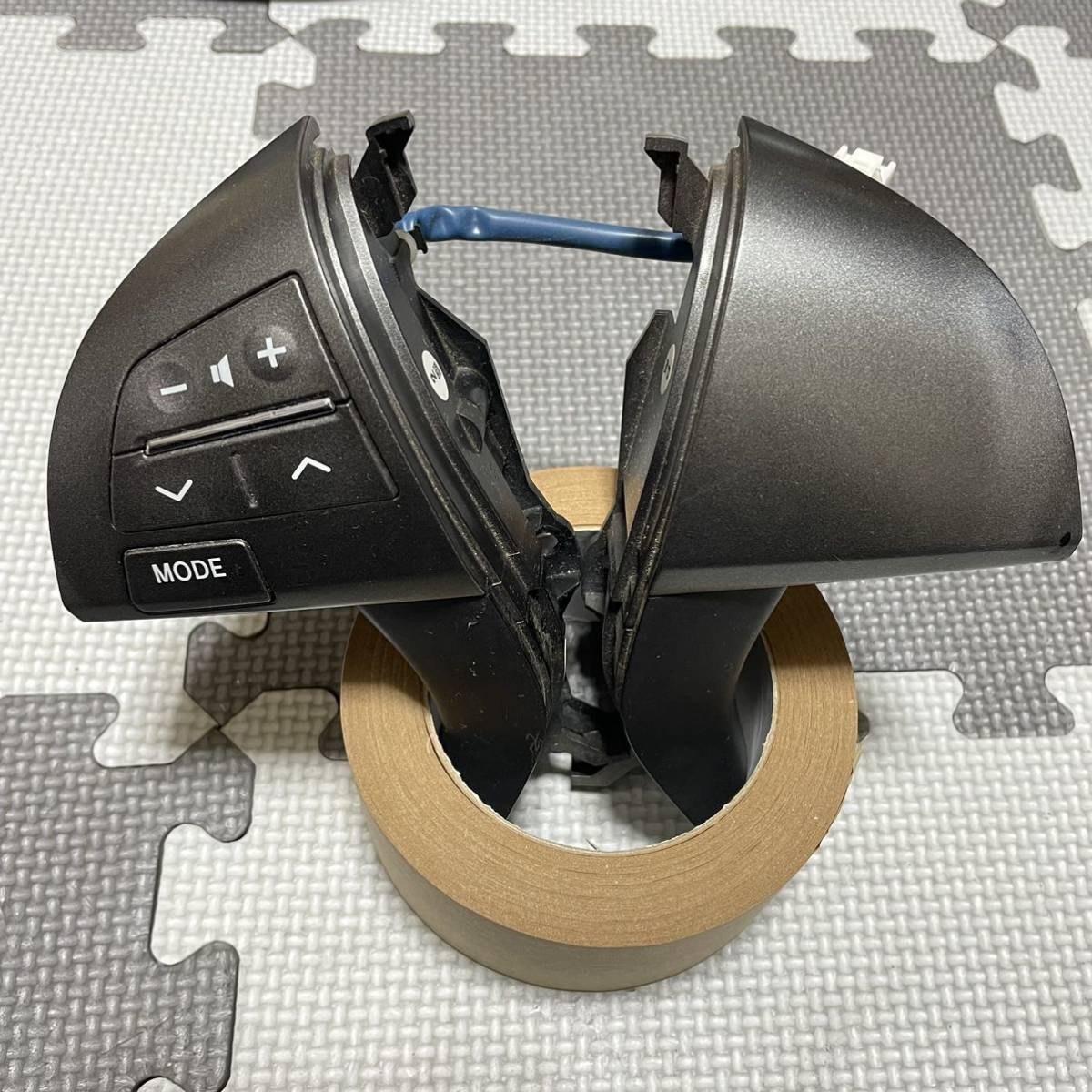 【傷や汚れあり】★50系エスティマ 中期 2型 純正ステアリングスイッチ ハンドルスイッチ ステアリングリモコン★acr50w Acr55w