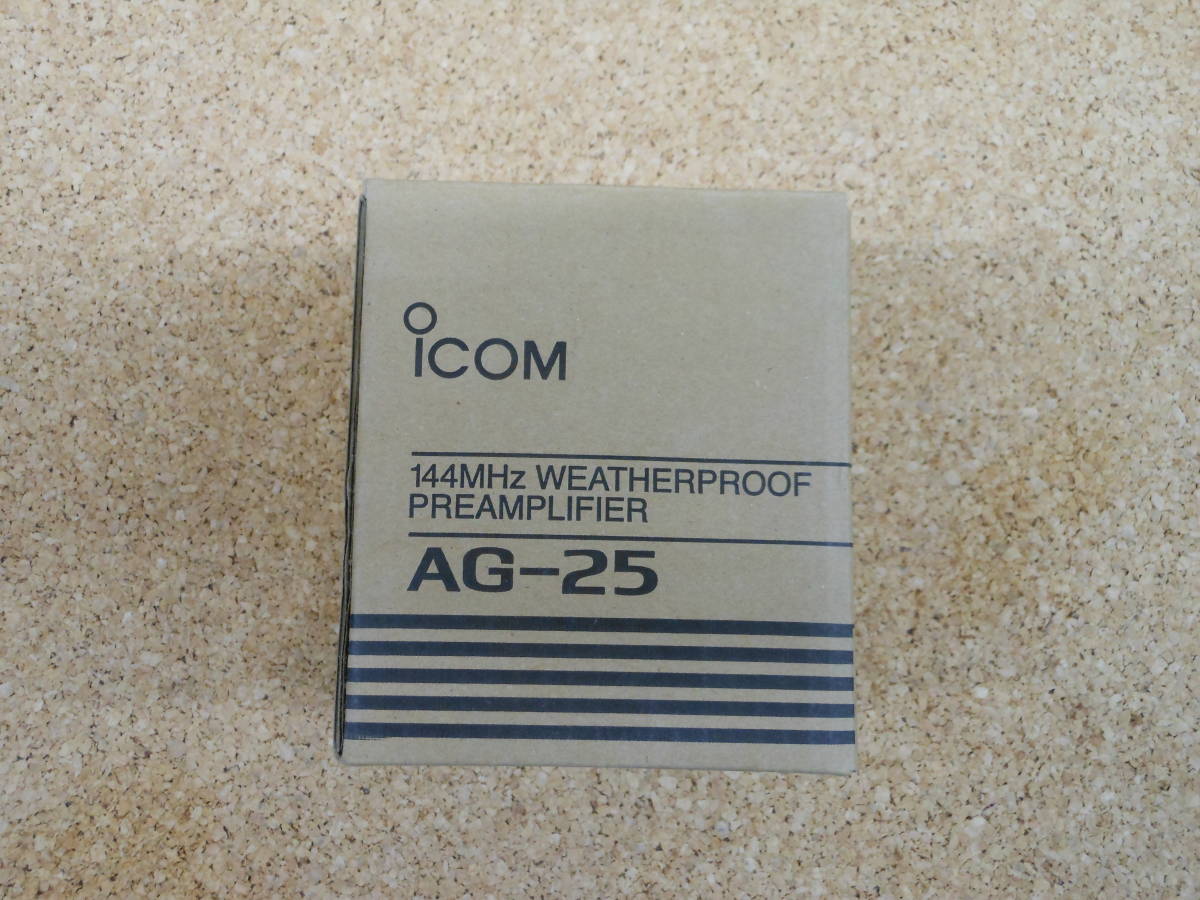 【未使用に近い】未使用品 アイコム ICOM AG-25(144MHz帯）アンテナ直下型プリアンプの落札情報詳細 - ヤフオク落札価格検索 ...