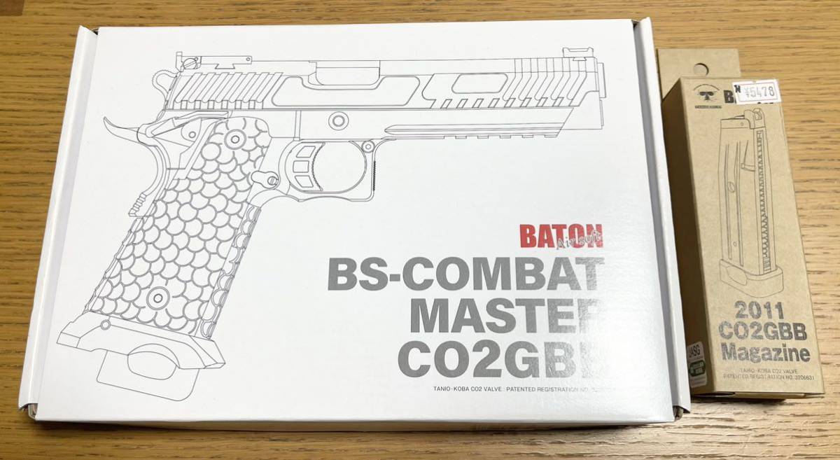 【やや傷や汚れあり】Gunsmith BATON BATON airsoft BS-COMBAT MASTER CO2GBB 入手困難 対策 ...
