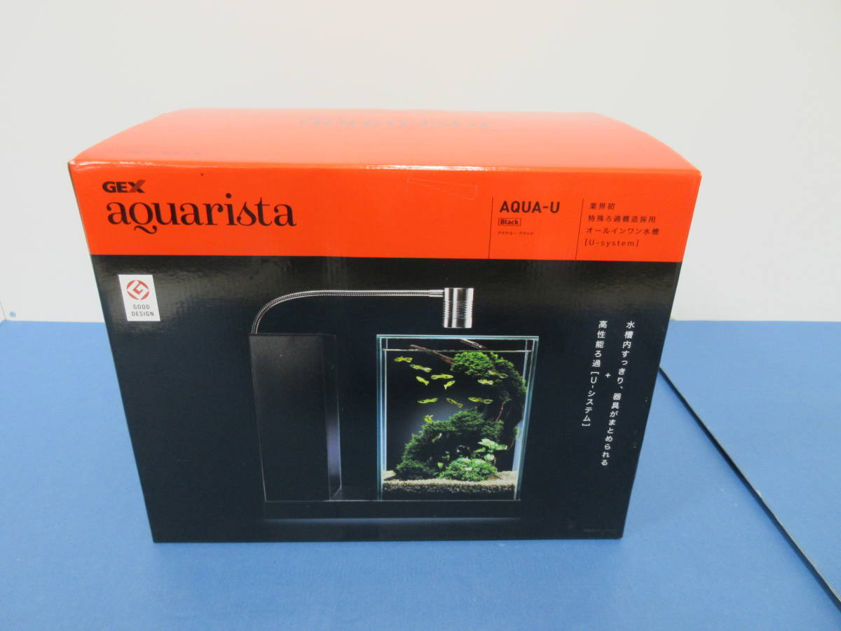 【未使用に近い】171)未使用に近い GEX ジェックス AQUA-U アクアユー ブラック アクアリウム 水槽の落札情報詳細 - Yahoo!オークション落札価格検索 オークフリー