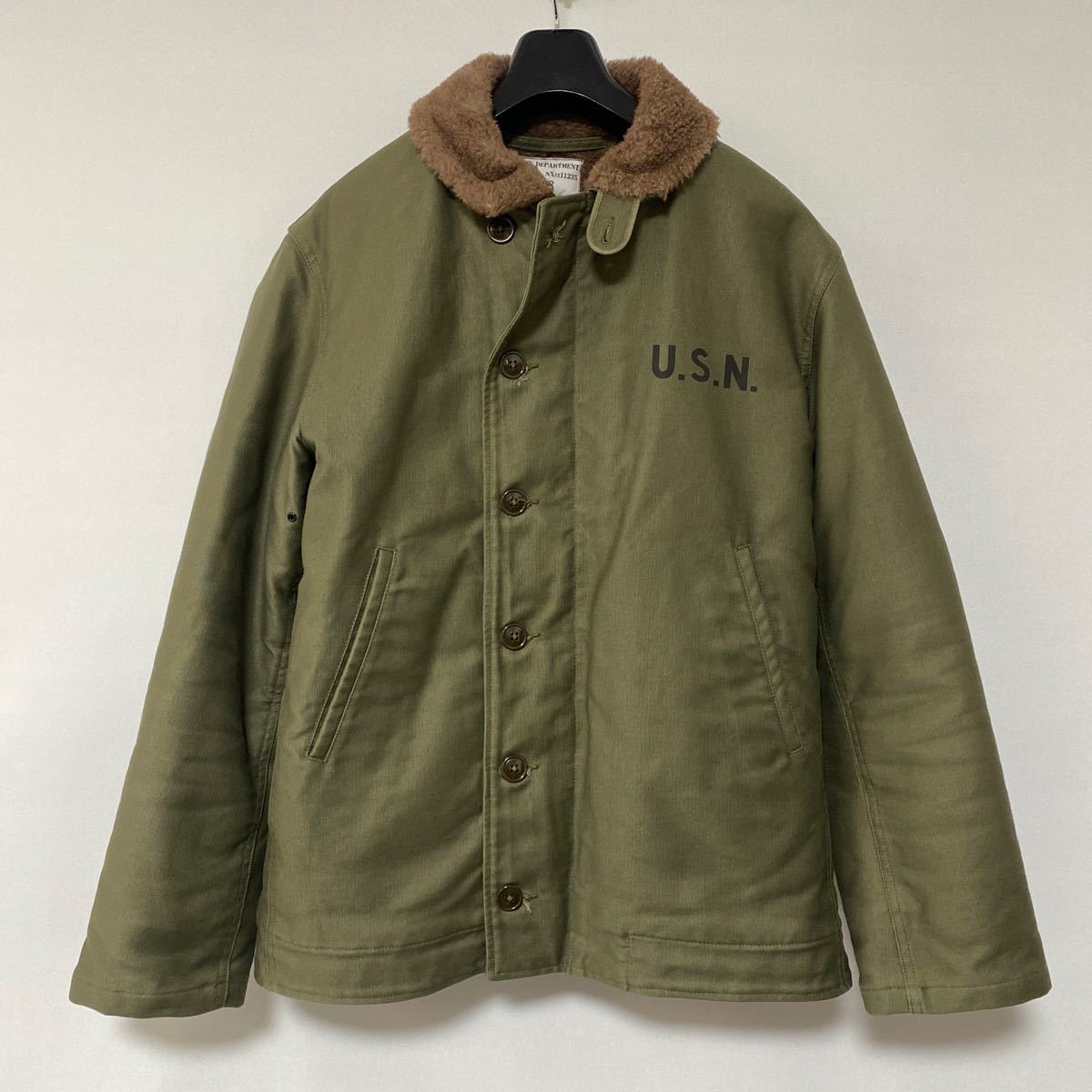 【未使用に近い】美品 REAL McCOY N-1 デッキ ジャケット 38 ボア アルパカ ウール リアル マッコイズ NAVY DEPARTMENT NXsx11235の落札情報詳細 ...