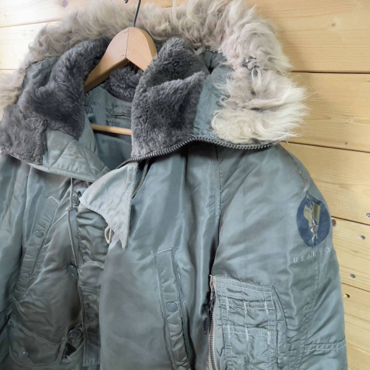 【やや傷や汚れあり】【米軍実物】60s US AIR FORCE 空軍N-3Bフライトジャケット ミリタリー ビンテージ USA アメリカ製 ナイロン CONMARジッパーの落札情報詳細 ...